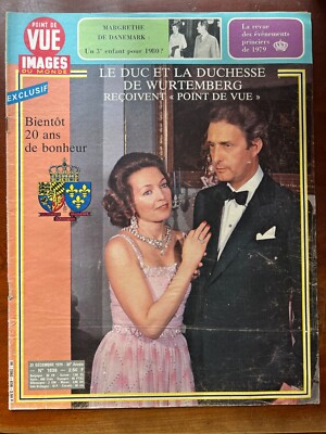 Magazine Point de Vue 21/12/1979; Le Duc et la Duchesse de Wurtemberg | eBay