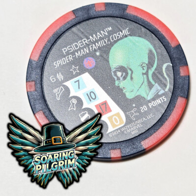 Marvel Heroclix PSIDER-MAN - CHASE BYSTANDER TOKEN Spider-Verse Set | eBay