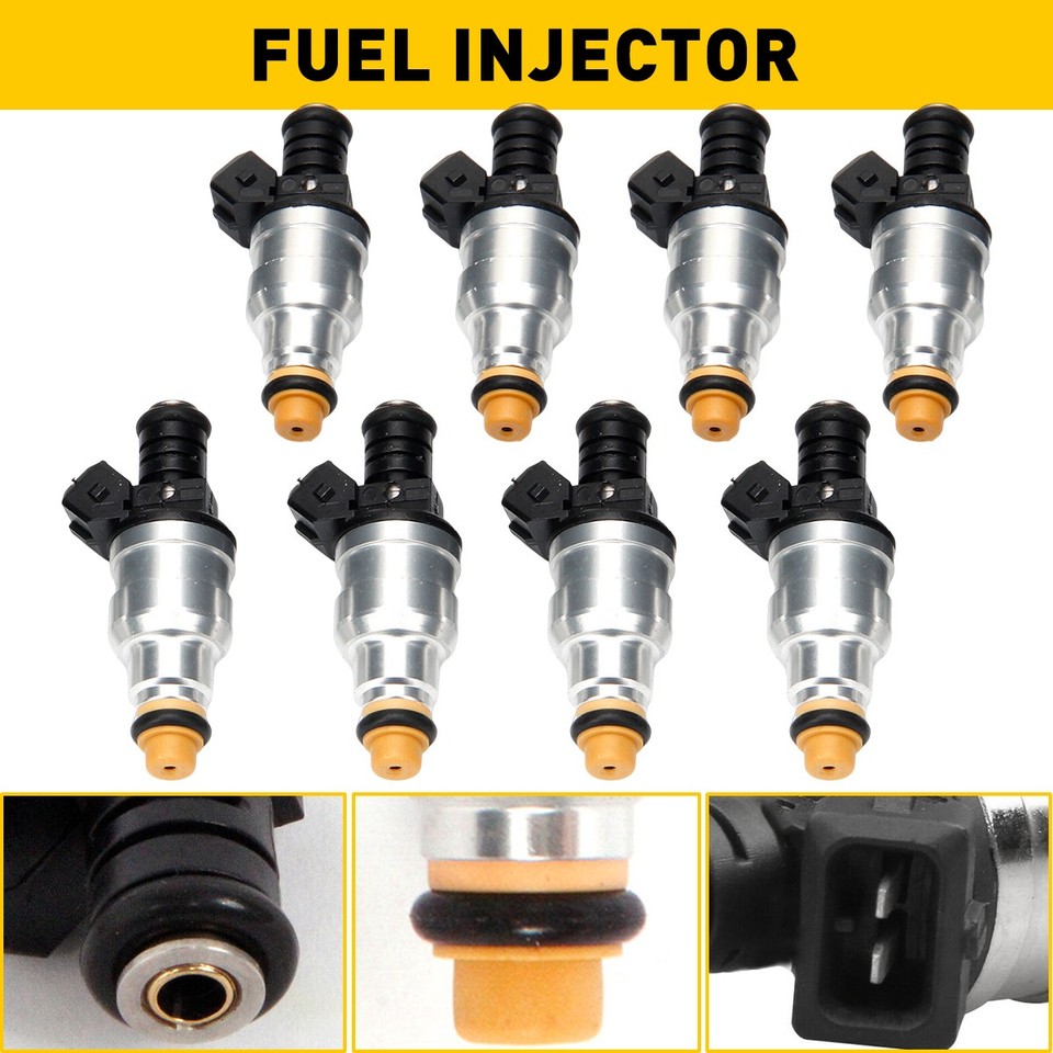 Set(8) 42LB Fuel Injectors For GM LT1 LS1 LS6 Mustang SOHC DOHC V8 ...