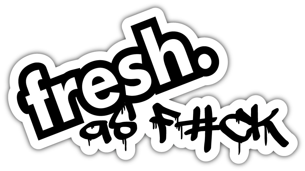 Fresh As JDM Slogan Sticker Car Bumper Decal - 3'', 5'', 6'' or 8'' | eBay