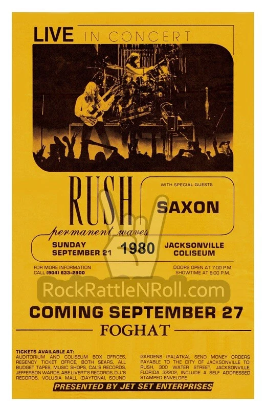 Rush Band Posters