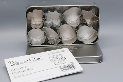 Pampered Chef Creative Cutters Tin Set | eBay