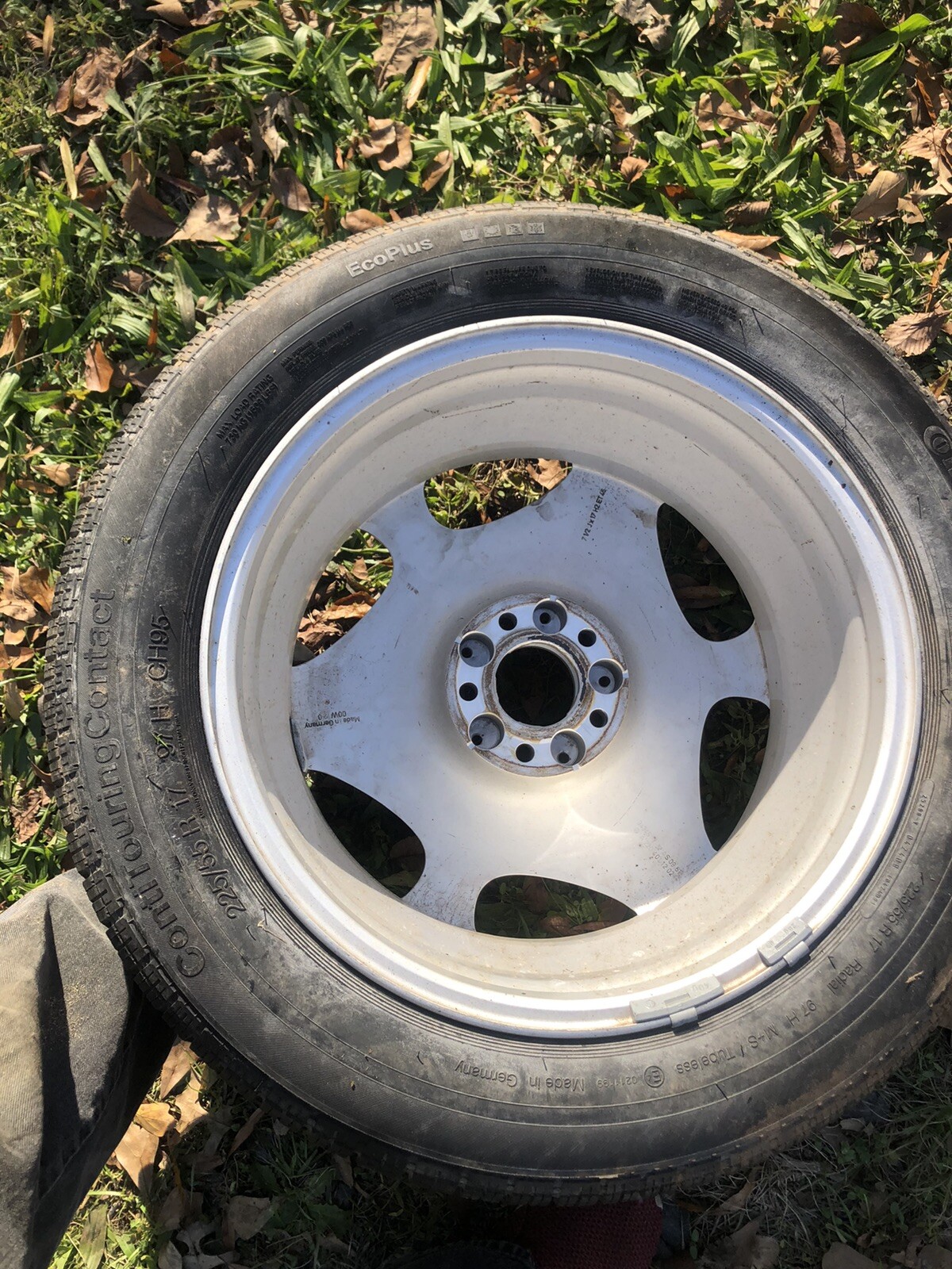 Mercedes-Benz W220 W215 V12 S600 CL600 rim wheel 225 55 17 tire S500 ...