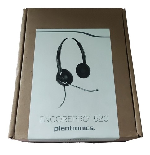 PLANTRONICS HW520V EncorePro Cuffia Headset QD (Quick Disconnect) 89436 ...