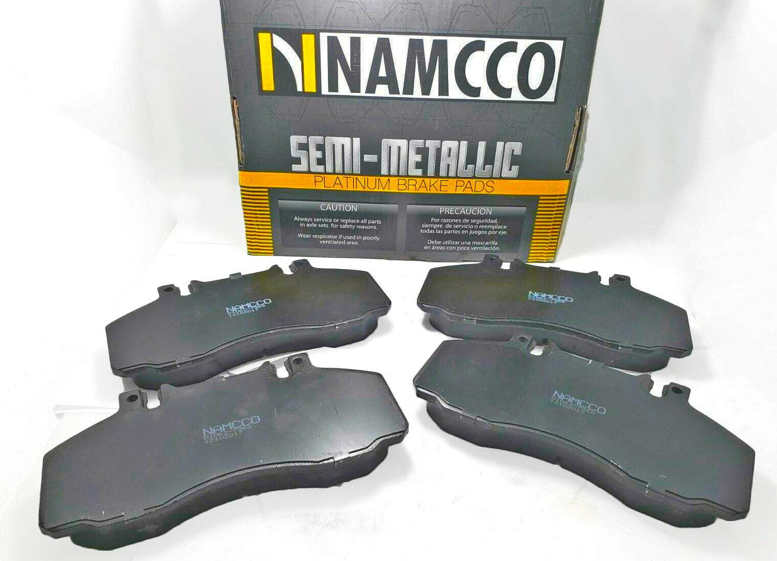 D1062 Semi-Metallic Front Brake Pad For Hino 145/165/185, Workhorse W42 ...