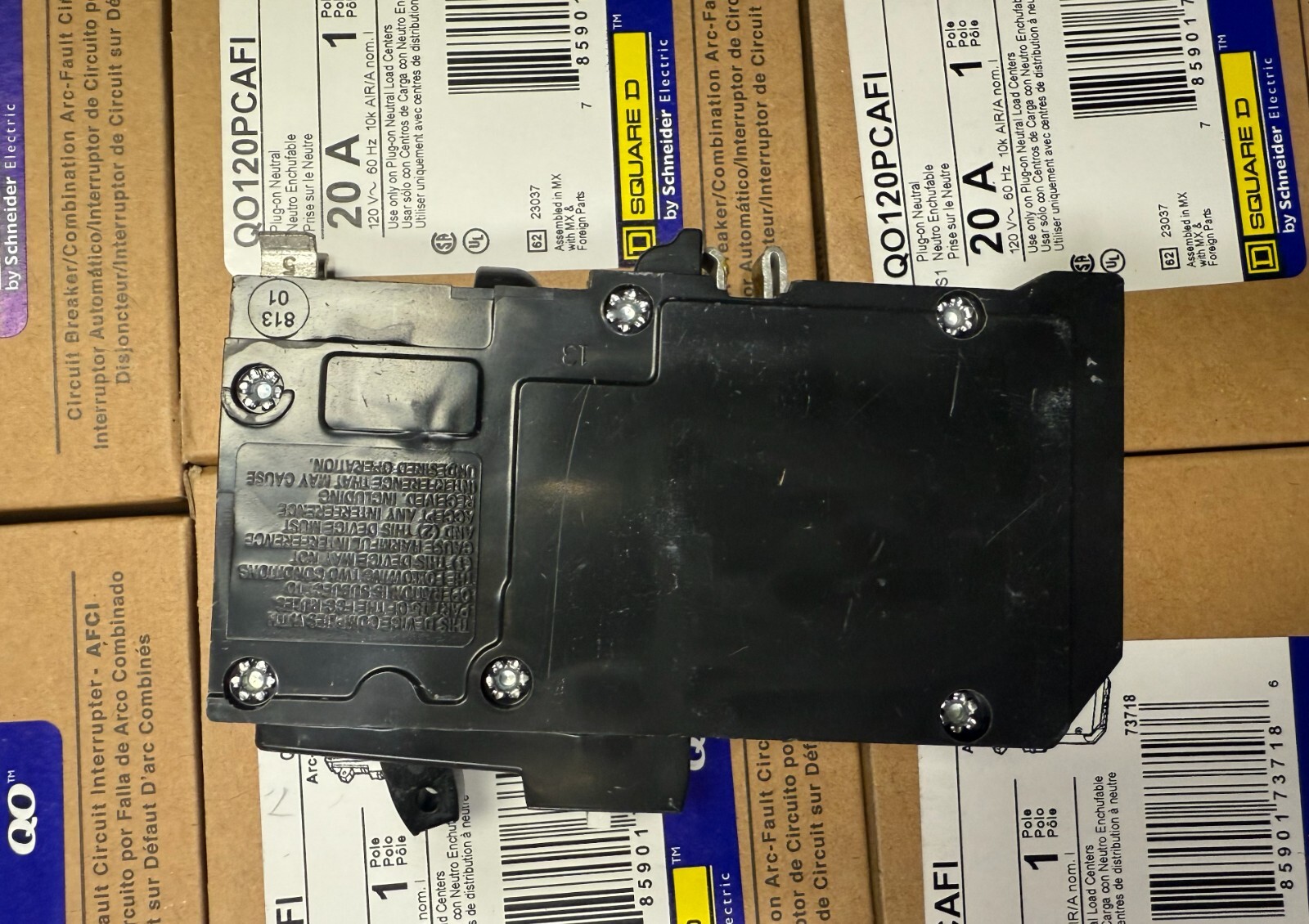 10 PCS QO120PCAFI - SQUARE D QO 1P 20A AFCI ARC-FAULT Breakers | eBay