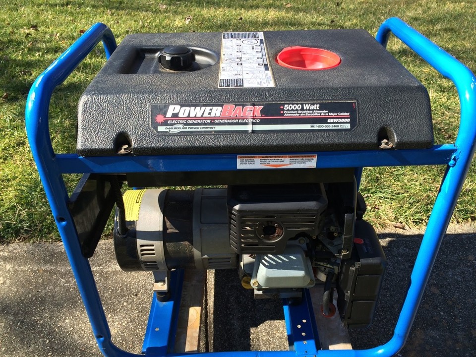 Carburetor DeVilbiss Powerback GT5000 GT5250 5000 5250 Generator ...