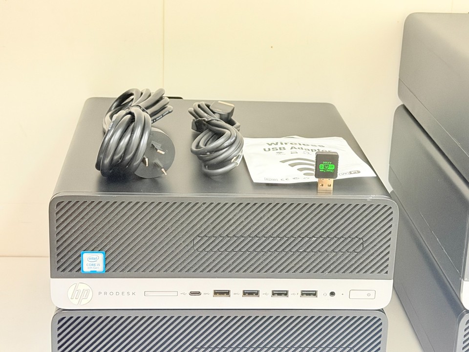 HP ProDesk 600 G4 SFF i5-8500 8GB 256GB NVMe SSD Win11 Pro WiFi BT + DP ...