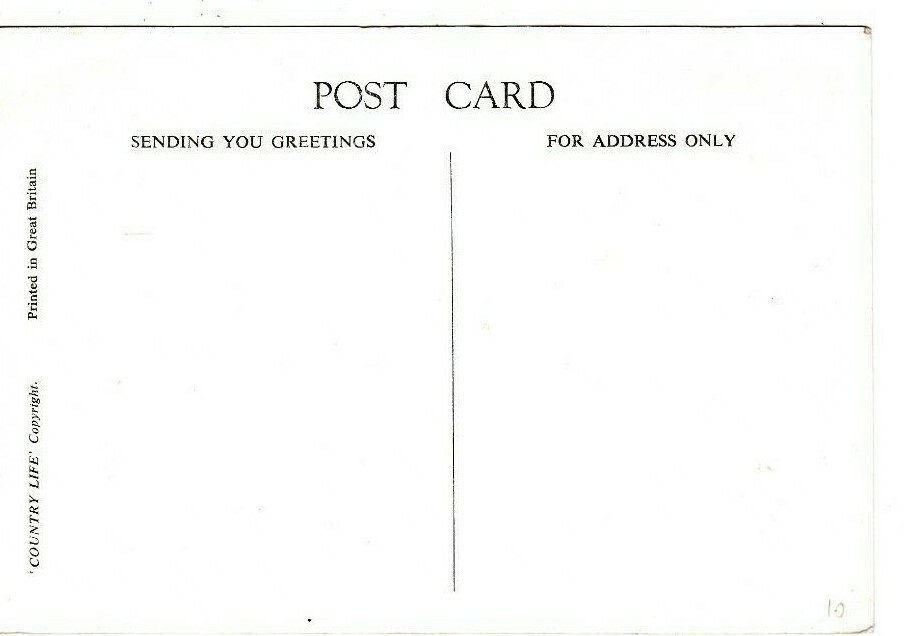 FORDINGBRIDGE, HAMPSHIRE - BREAMORE HOUSE INTERIOR B&W POSTCARD | eBay