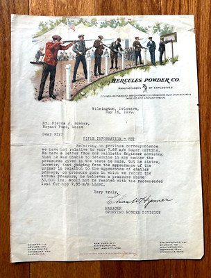 Beautiful Old Hercules Powder Co. Letter | eBay