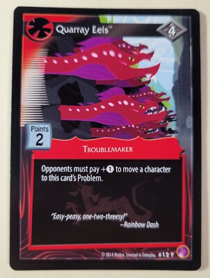 My Little Pony Rock N Rave Rock Quarray Eels #12 MLP CCG | eBay