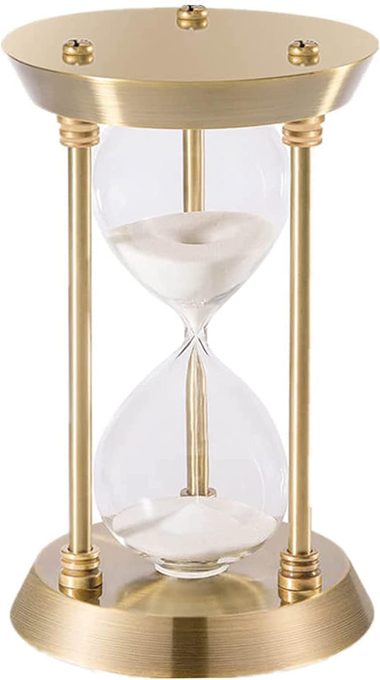 Sand Timer 5 Minute Hourglass, Small Sand Clock, Antique Brass Sand ...