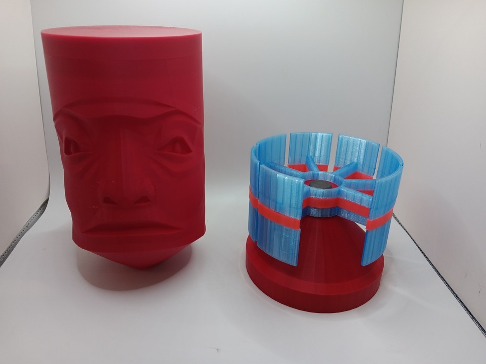 Retro Master Control MCP statue / lamp 3D Printed for Tron vintage ...