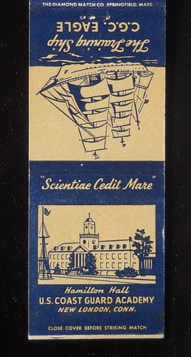 1940s Hamilton Hall U.S. Coast Guard Academy C.G.C. Eagle Ship New ...