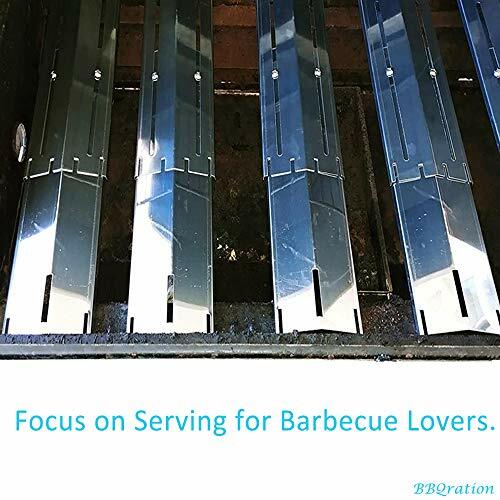 4 Pcs Adjustable Stainless Steel Heat Plate Shield For Charbroil ...