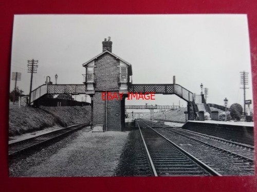 PHOTO ABBOTS RIPON RAILWAY STATION SHOWING NEW SIGNAL BOX | eBay