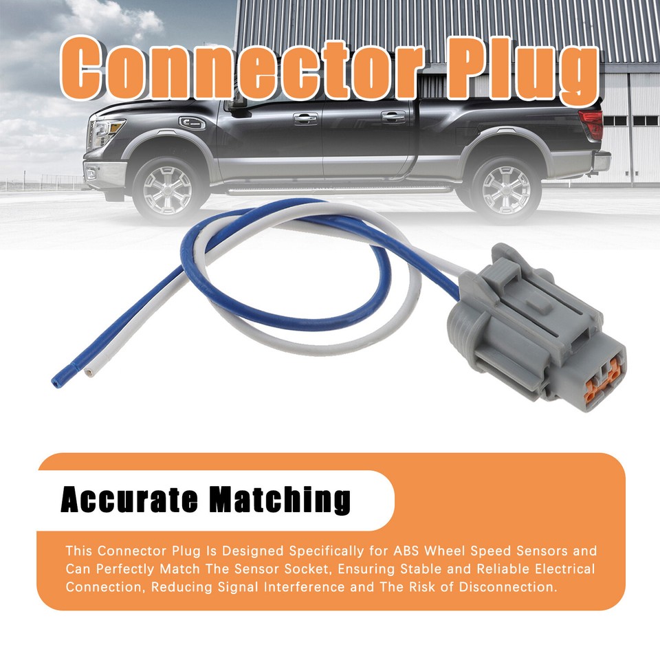 Rear Right ABS Wheel Speed Sensor Connector Pigtail for 2004-2011 ...