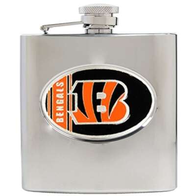 Cincinnati Bengals Stainless Steel Hip Flask | eBay