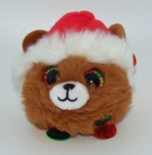 New! Ty Beanie Balls Holiday PUDDING the Bear 3" nwt's Birthdate ...