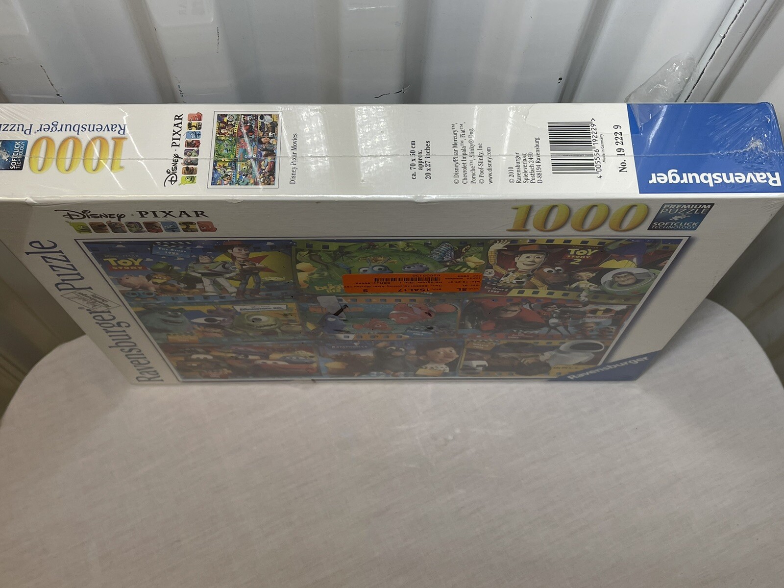 Ravensburger Puzzle DISNEY PIXAR 1000 Piece TOY STORY Monsters Inc Car ...