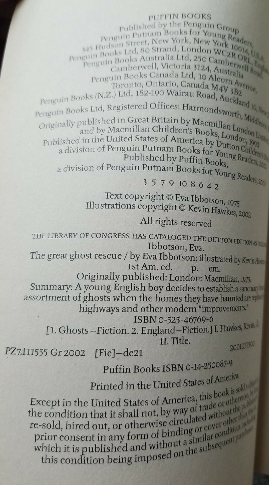 2003 The Great Ghost Rescue by Eva Ibbotson : (Trade Paperback) youth ...