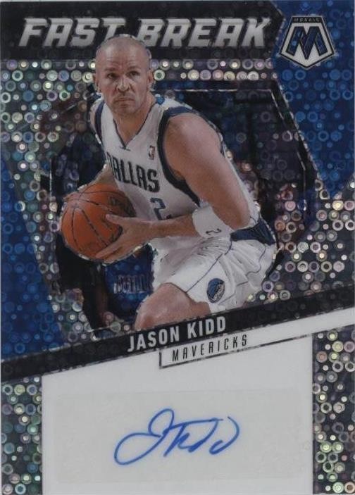 2024-25 Panini Mosaic - Autographs Fast Break Jason Kidd, Jason Kidd # ...