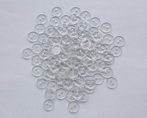 11.5mm(14/32 Inch) Small Size Plastic Clear Buttons,Transparent Button ...