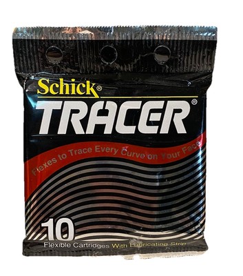Schick FX Tracer 10-Razor Blade Cartridge Refill NOS NBA Lubricating ...