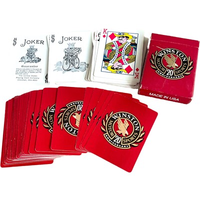 Vintage Playing Cards Winston Cup Motor Sports 20th Anniversary (1991 ...