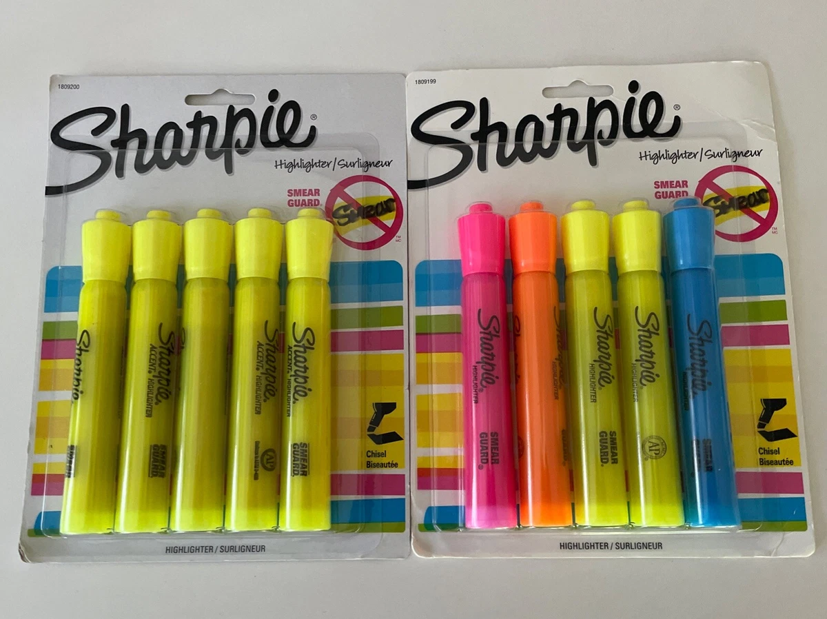 Sharpie Highlighter Smear Guard