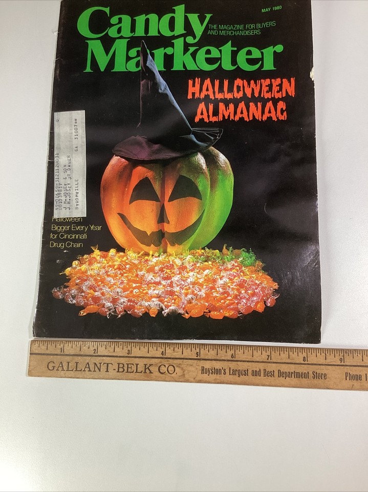 Halloween Candy Print Ad Original Vintage 1980 Rare VHTF Pumpkin Jack ...
