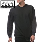 1 NEW PRO CLUB SOLID PLAIN HEAVY WEIGHT FLEECE CREW-NECK SWEATSHIRTS ...