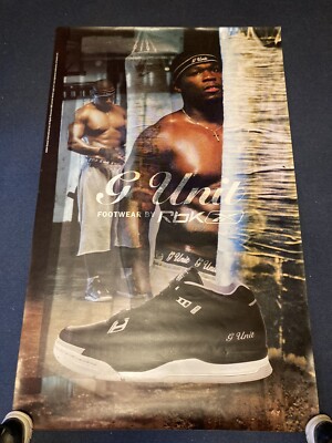 G Unit 50 Cent Reebok Poster 64 X 40 2004 Vintage Footlocker | eBay