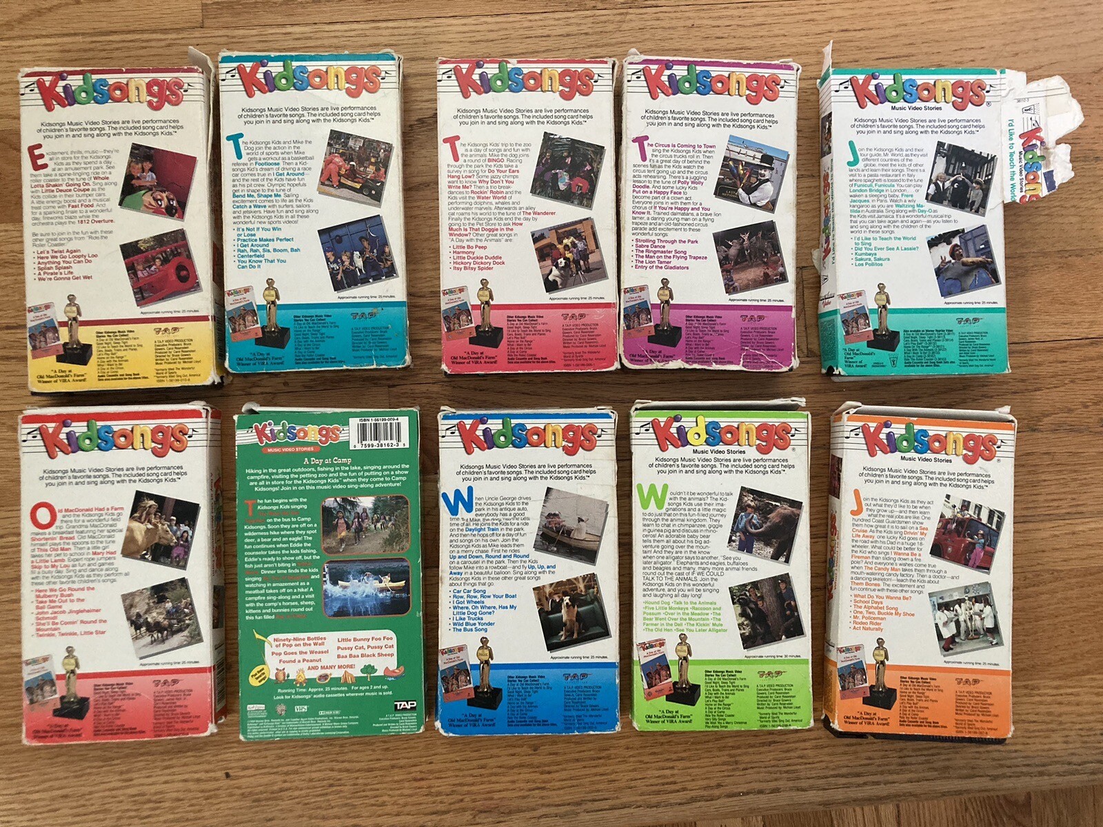 KidSongs- VHS Lot Of 10 75993813234 | eBay