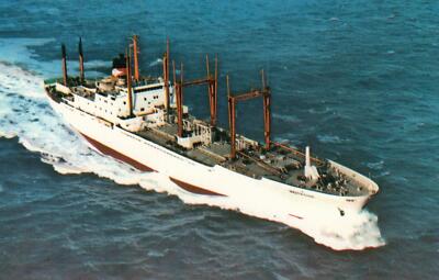 VINTAGE Fyffes Line Cargo Ship MV MOTAGUA POSTCARD - UNUSED | eBay