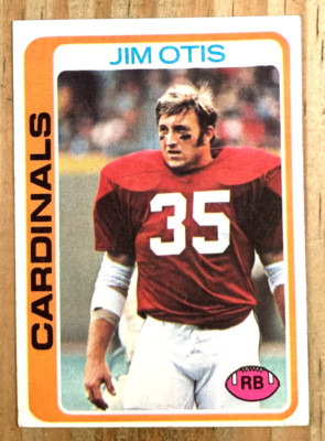 1978 TOPPS JIM OTIS CARD#172 ST. LOUIS CARDINALS SAINTS OHIO STATE ...