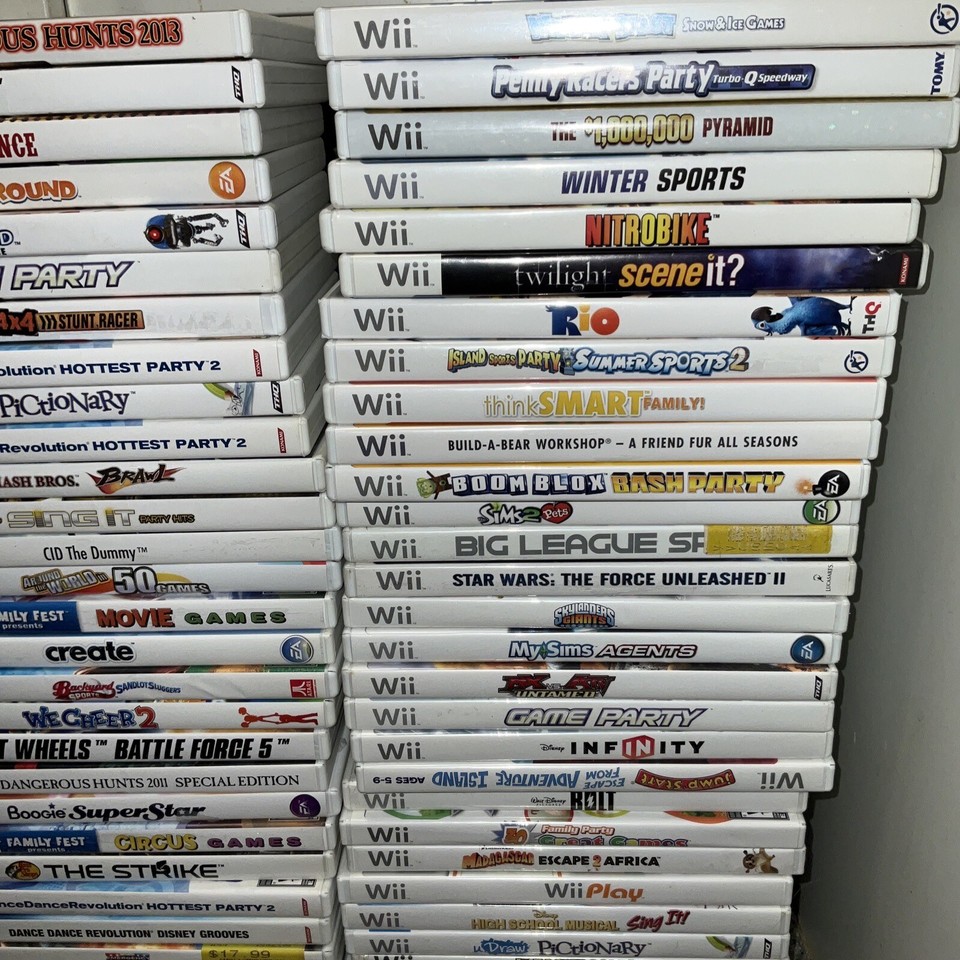 Random Wii Game Lot Fast free shipping | eBay