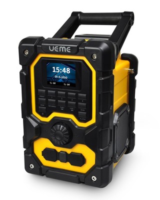 UEME Worksite DAB / DAB+ FM 16W Rechargeable Jobsite Radio, Bluetooth ...