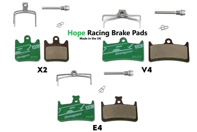 Hope Brake Pads - Racing Compound Green E4 , V4 , X2 (Brand New) | eBay
