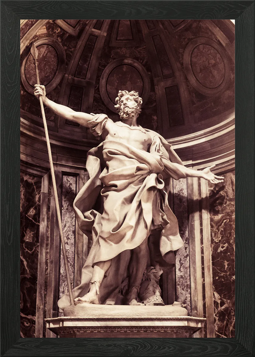 Saint Longinus Martyr Framed Wall Art Poster Canvas Print Picture | eBay UK