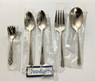 IS (INTL. SILVER) Silverplate HOLMES AND EDWARDS x4/ 1847 ROGERS BROS ...