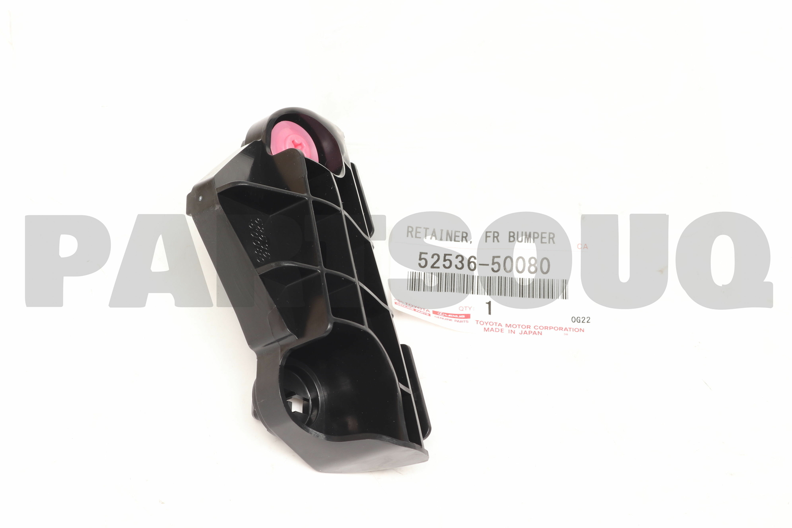 5253650080 Genuine Toyota RETAINER, FRONT BUMPER SIDE, LH 52536-50080 ...