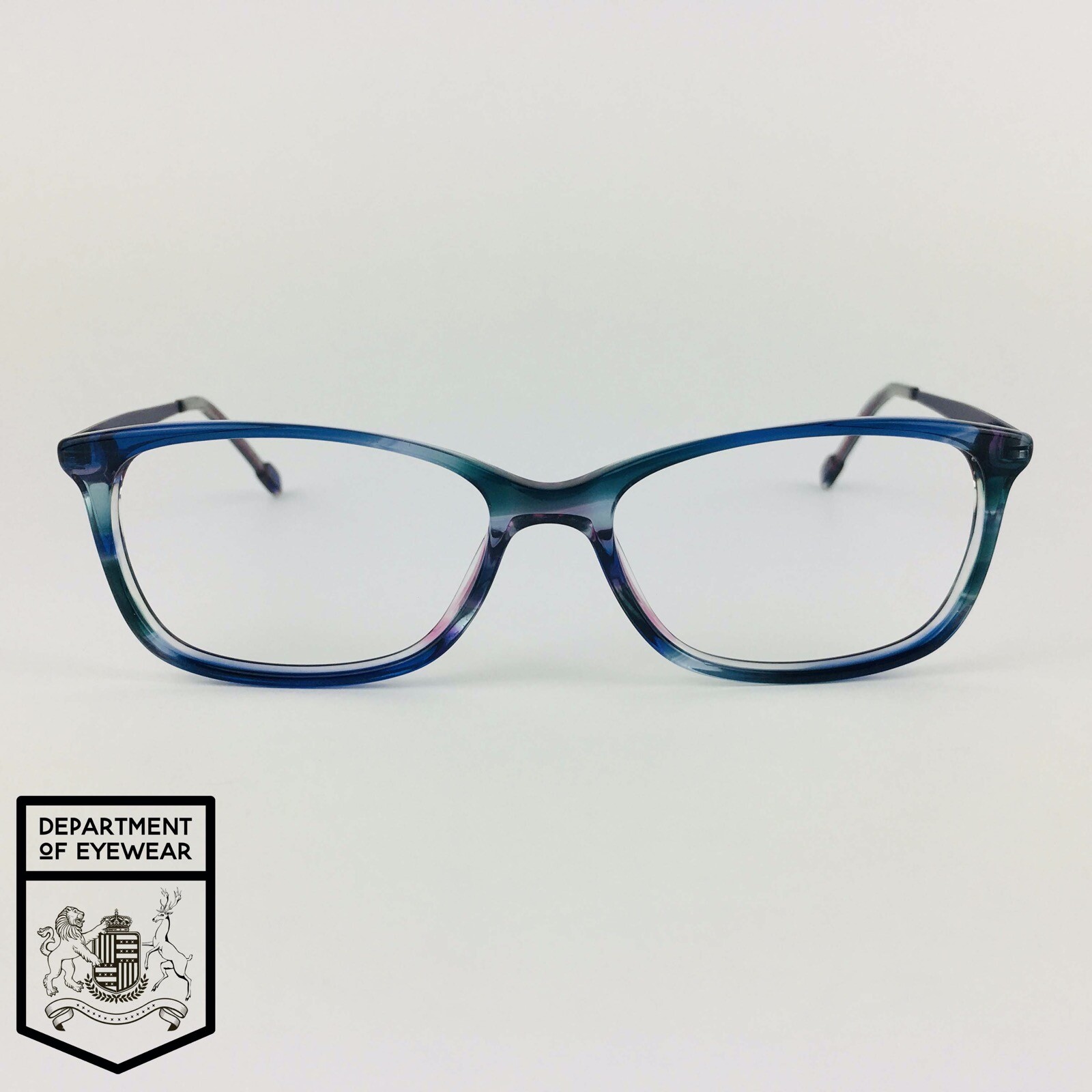 SPECSAVERS eyeglasses MOTTLED BLUE CATS EYE glasses frame MOD: SAPHIRE ...