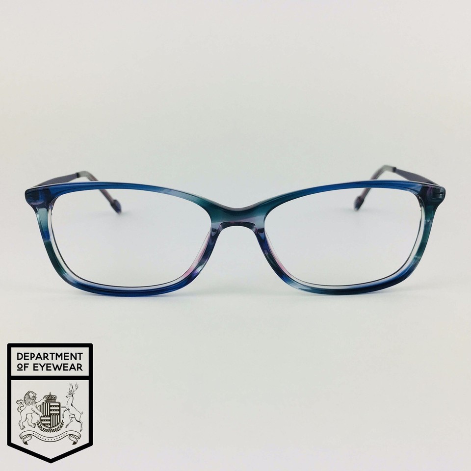 SPECSAVERS eyeglasses MOTTLED BLUE CATS EYE glasses frame MOD: SAPHIRE ...