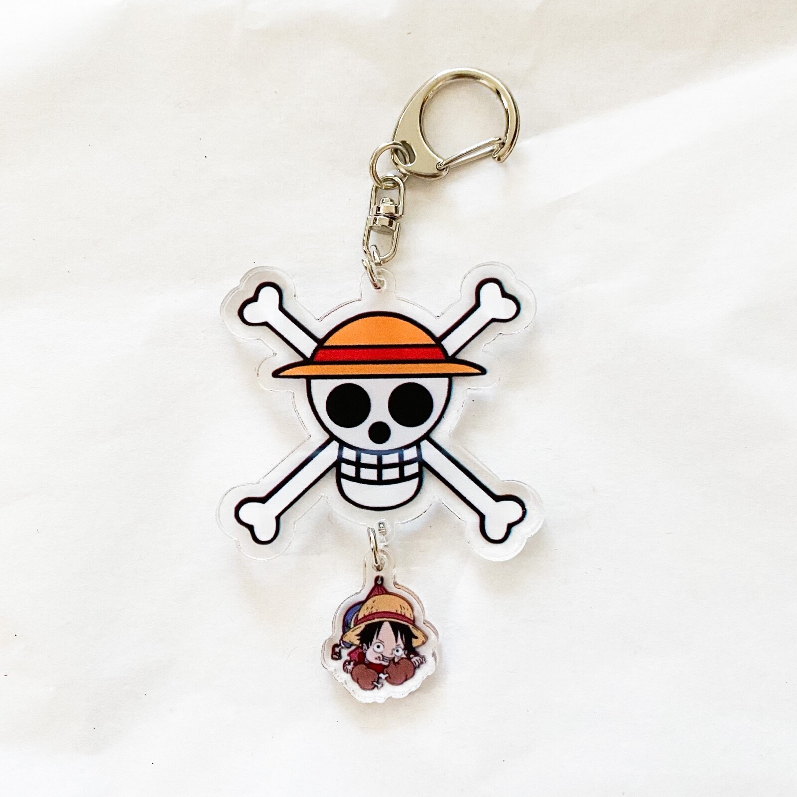 Anime One Piece Acrylic Monkey D. Luffy Keychain | eBay