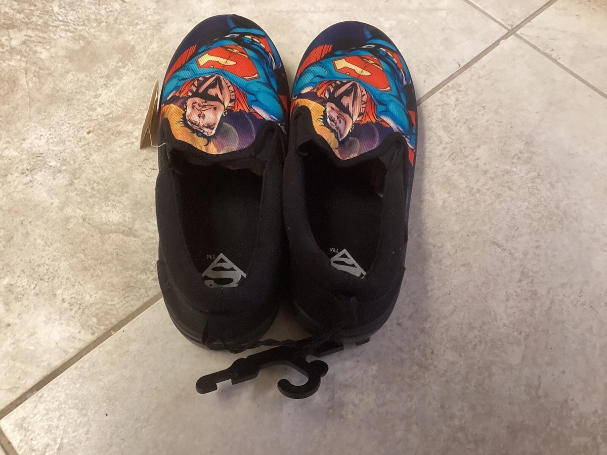 Super Man Vans Slip On