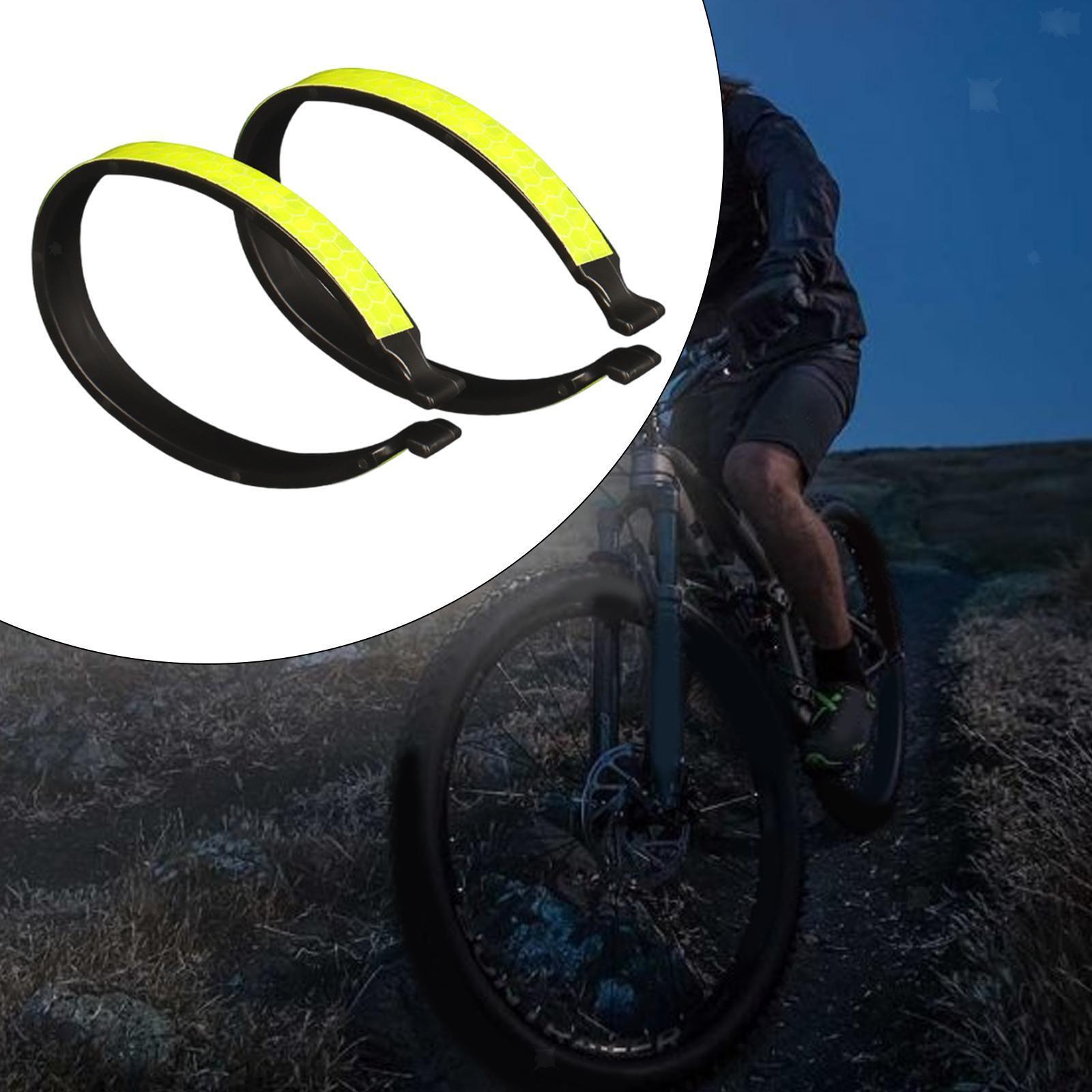 2Pcs Cycling Reflective Trouser Clips Bicycle Safety Pants Clips for | eBay