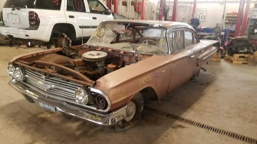 1960 BEL AIR LEFT REAR WINDOW REGULATOR MANUAL 4 DOOR SEDAN 452076 | eBay