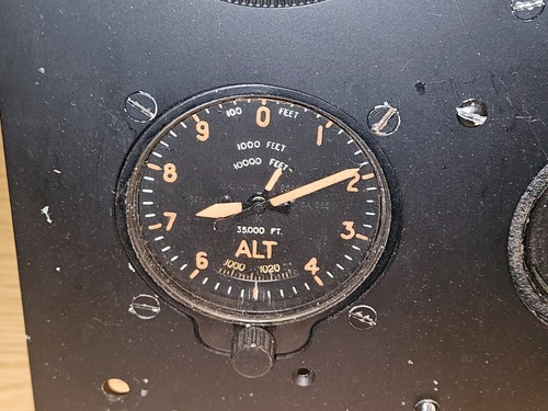 WW2 WWII RAF Spitfire Aircraft Cockpit Blind Flying Instrument Panel ...