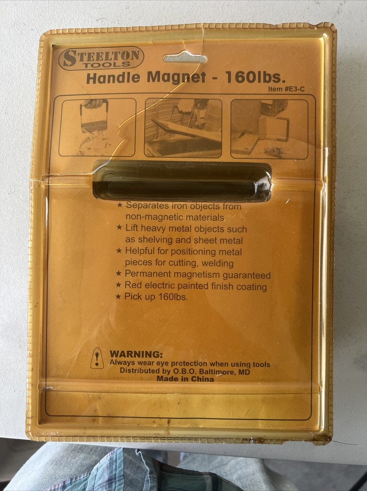 Handle Magnet PartNo E3-C Steelton Tools 160lbs Brand New | eBay